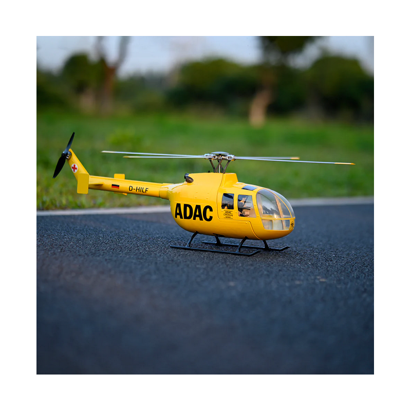 Flywing BO-105 - ADAC - GPS - RC helicopter Size 450L Yellow - RTF