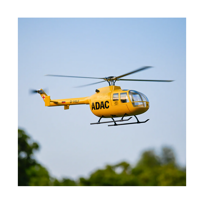 Flywing BO-105 - ADAC - GPS - RC helicopter Size 450L Yellow - RTF