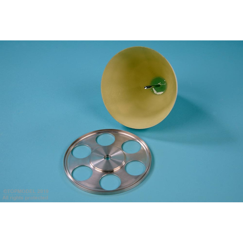 CONE Ø90mm FIBER CENTRAL SCREW