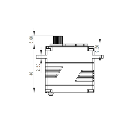 CHASERVO HV7010 70kg HV 20mm Brushless MG