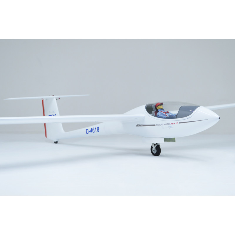 Planeur Phoenix Model - ASW 28 ELECTRIC COMPACT env.6m 236,2” ARF ...