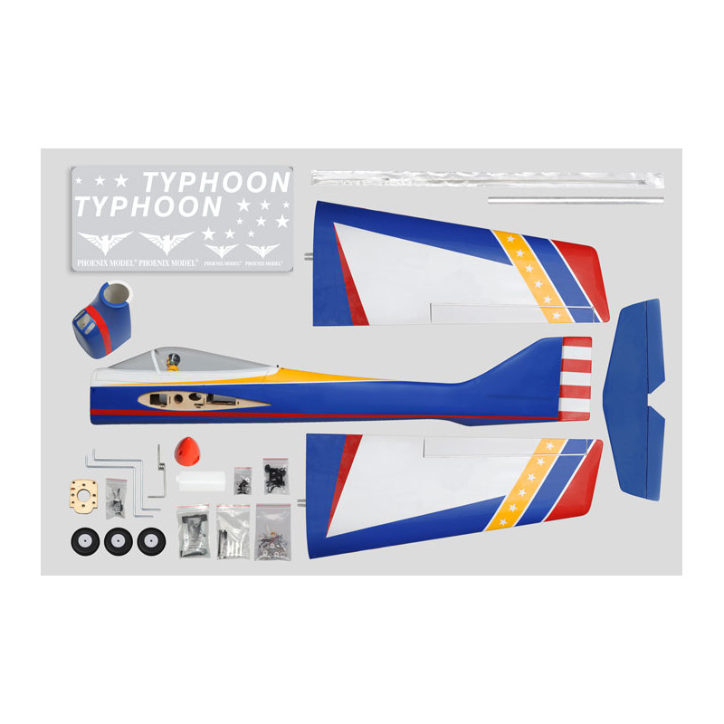 RC Aerobatic Aircraft - Phoenix Model Typhoon 46/55 GP/EP ARF approx.1 ...