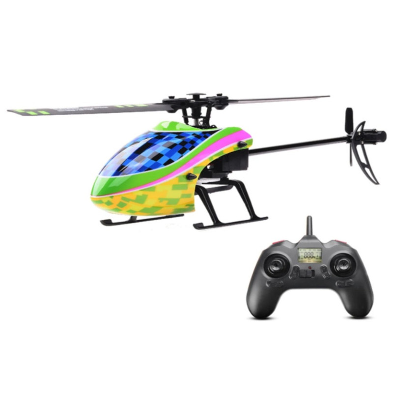 hélicoptère gyro 6axes flybarless E130 RTF Jaune
