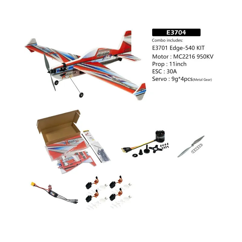 EDGE 540 EPP 1100MM con esc combo, motor y servo