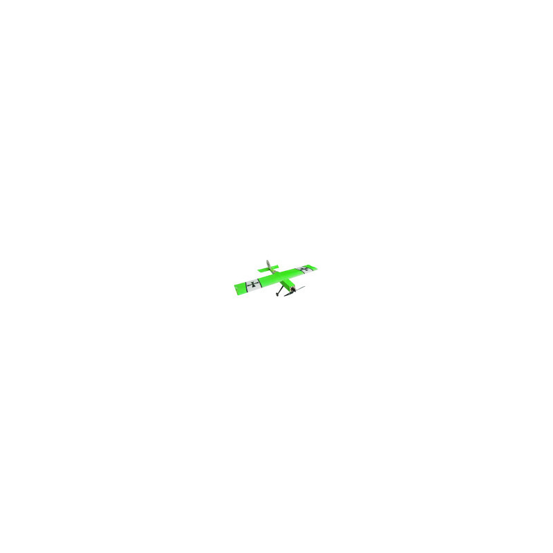 OMPHOBBY Fun Stick Balsa vert avion 1.65m ARF
