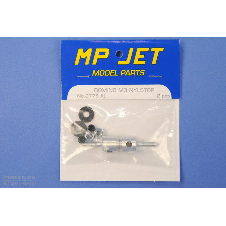 DOMINO ALU M3 NYLSTOP 2pcs