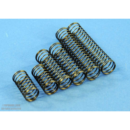 SET MOLLE DI COMPRESSIONE A FILO Ø0,5 mm 6 pz.