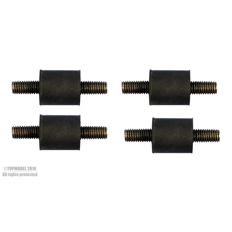 SILENT-BLOC ø20mm M6 4pcs