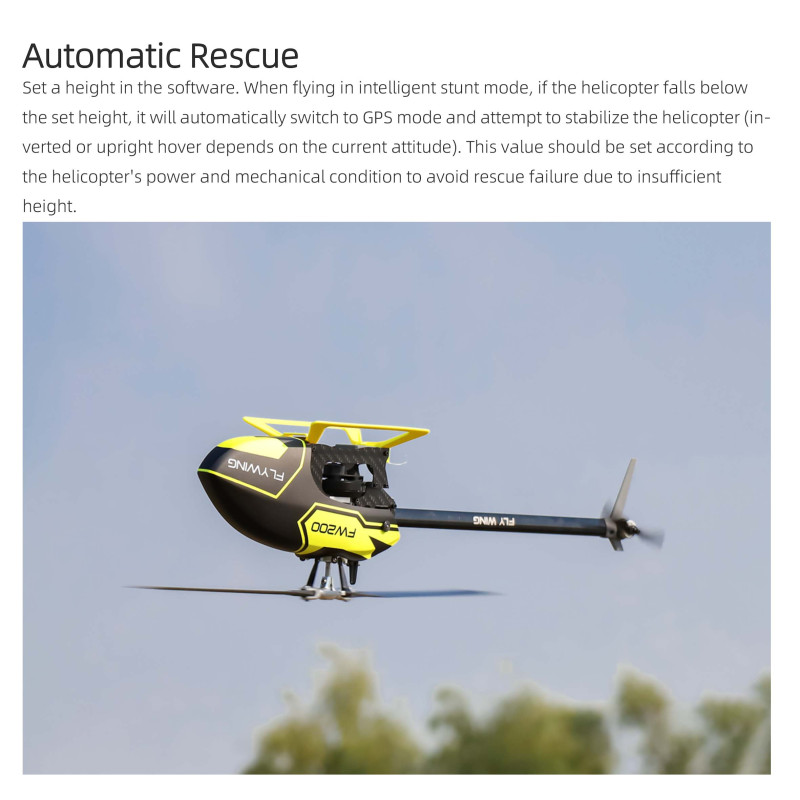 FLY WING - H2 Helicopter flight controller
