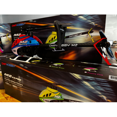 HELICOPTERE OMPHOBBY 3D M2 V3 PRO cosmic-orange