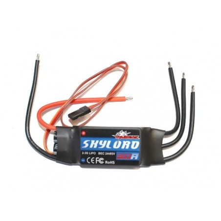 Brushless - Controleur Brushless 2-3S 30A BEC Skylord Tomcat - FLASH RC