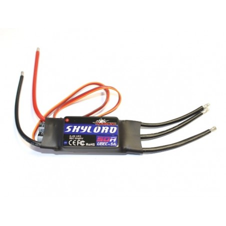 Brushless - Brushless controller 2-4S 50A UBEC Skylord Tomcat - FLASH RC