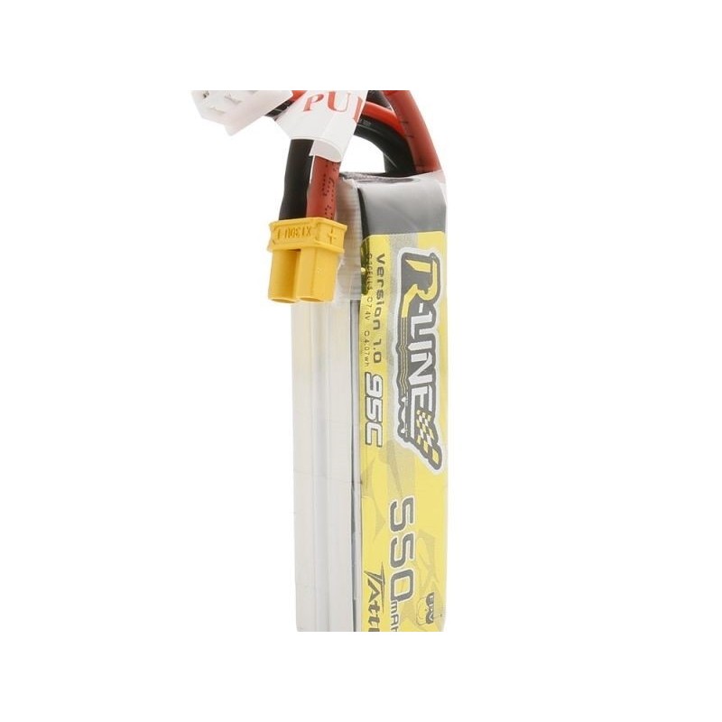 RC aircraft propulsion batteries - Tattu lipo R-line 2S 7.4V 550mAh 95C ...