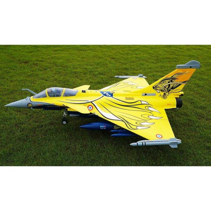 Jet FMS Dassault Rafale PNP EDF 80mm env.0.98m+ gyro REFLEX - FLASH RC