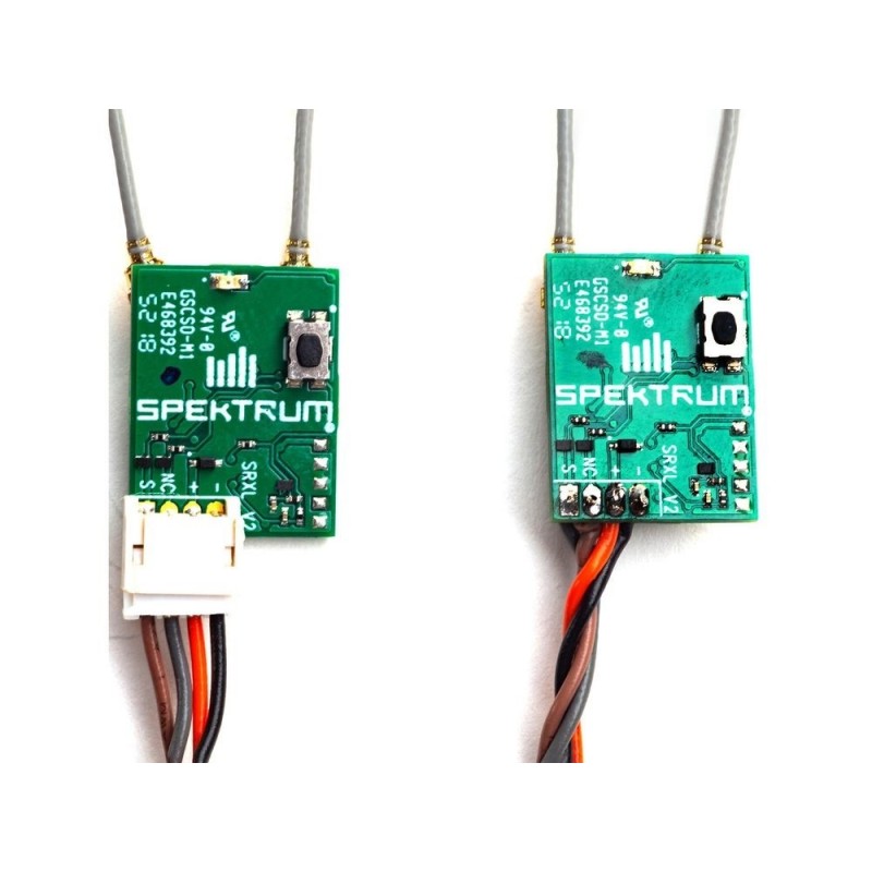 SRXL2/DSMX 2.4Ghz SPEKTRUM - Receptor Spektrum SRXL2/DSMX Serial Micro con telemetría - FLASH RC