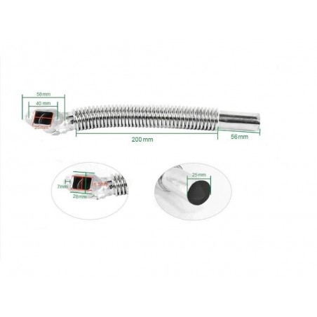 Exhaust pipes/flanges - Pipe 50/60CC EME - FLASH RC