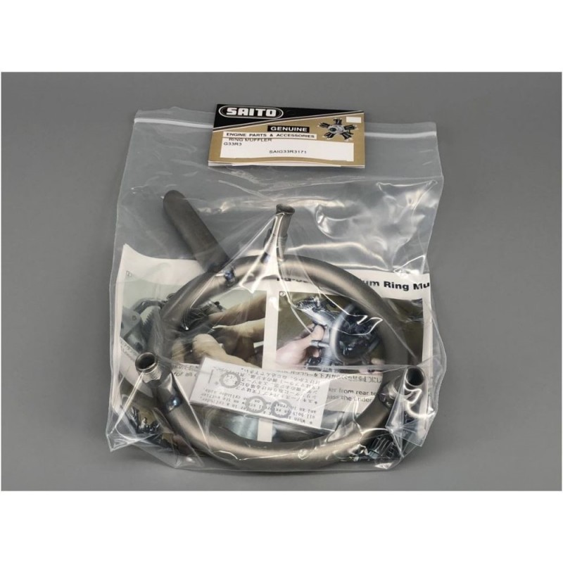 Exhausts - FG-33R3 Saito radial engine ring exhaust - FLASH RC