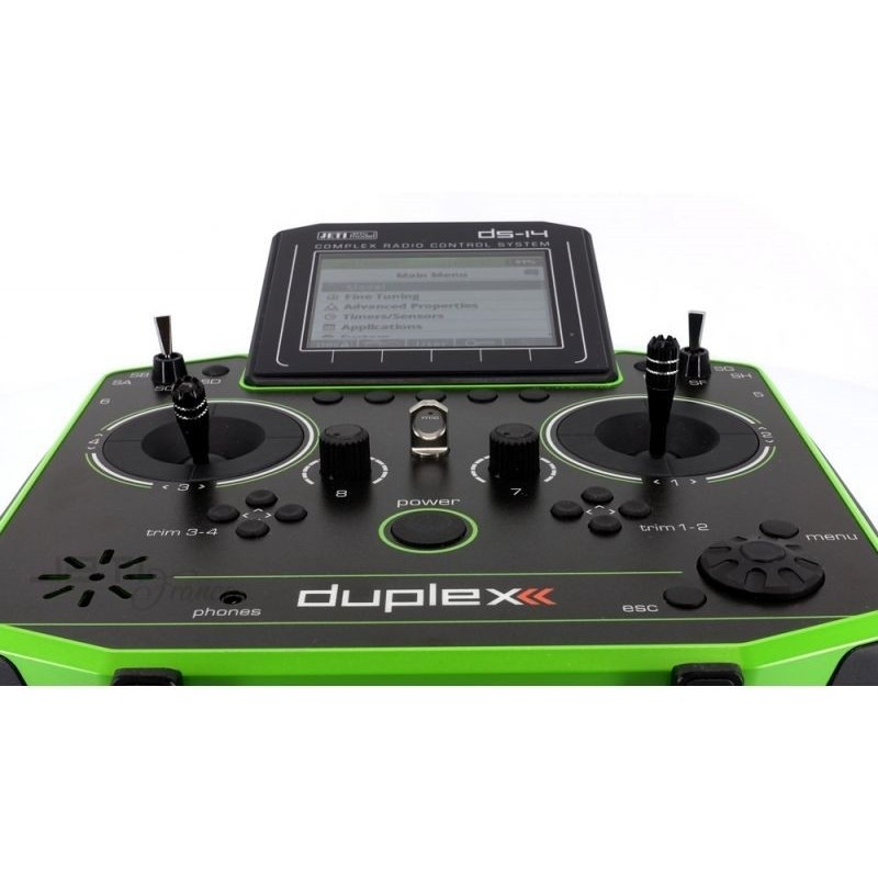 Radio Controls - Jeti DS14 Gen. 2 Green 2.4Ghz Duplex - FLASH RC