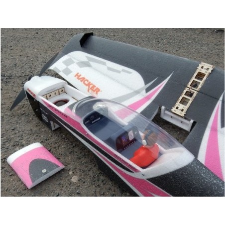 RC Aerobatic Aircraft - Hacker Aircraft model MX 2 green ARF approx.1 ...