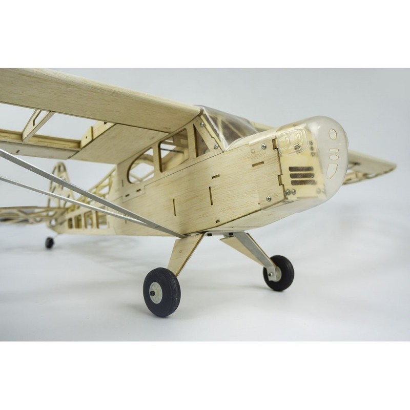 Avion Kit bois à construire Avion Piper Cub J3 2019 env.1.20m + Power ...