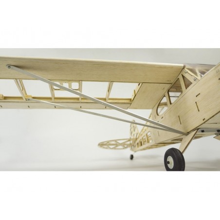 Avion Kit bois à construire Avion Piper Cub J3 2019 env.1.20m + Power ...