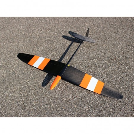 RC Gliders - F3K Strike 3 orange honeycomb - 1m - FLASH RC