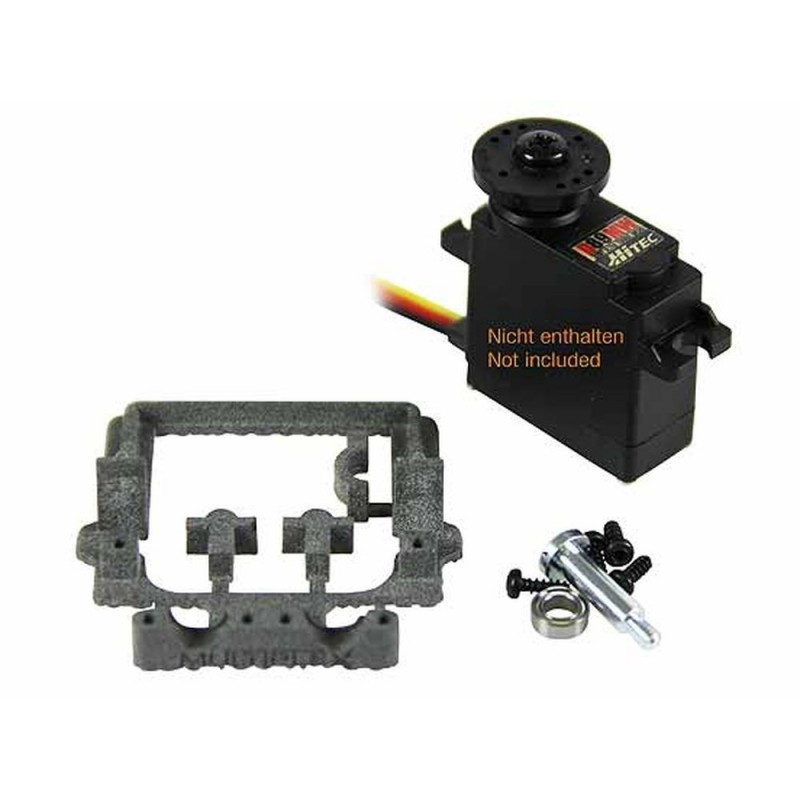 Supports servos de précision - Support Servo 89 CB pour Hitec D89/MD89 avec roulement Multiplex ...