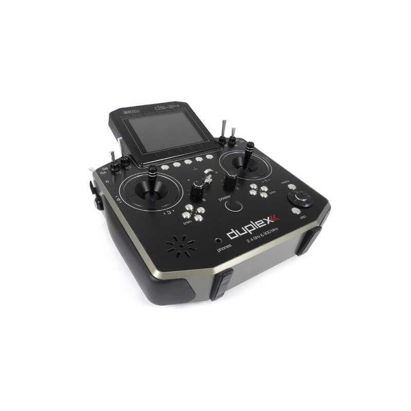 Radiocommandes - Jeti DS24 Carbon Line Dark Orange Multimode 2.4Ghz ...