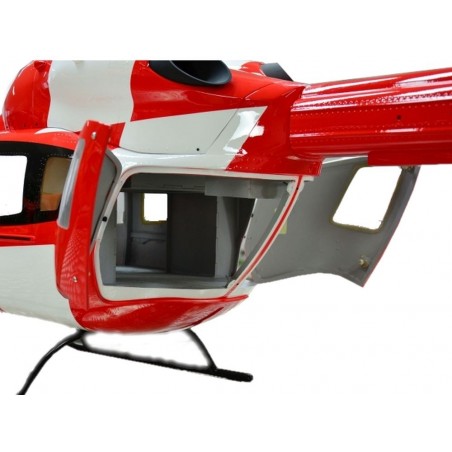 Fuselages, accessoires Hélico - EC145 T1 Blanc/Rouge REGA KIT ARF ...