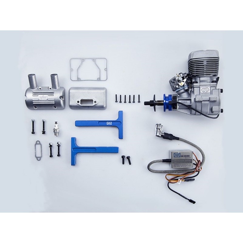 Gasoline engines - 2 stroke gasoline engine GT35 35cc - NGH - FLASH RC