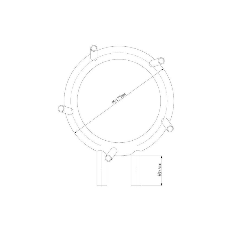 Exhausts - FG-73R5 Saito radial engine ring exhaust - FLASH RC