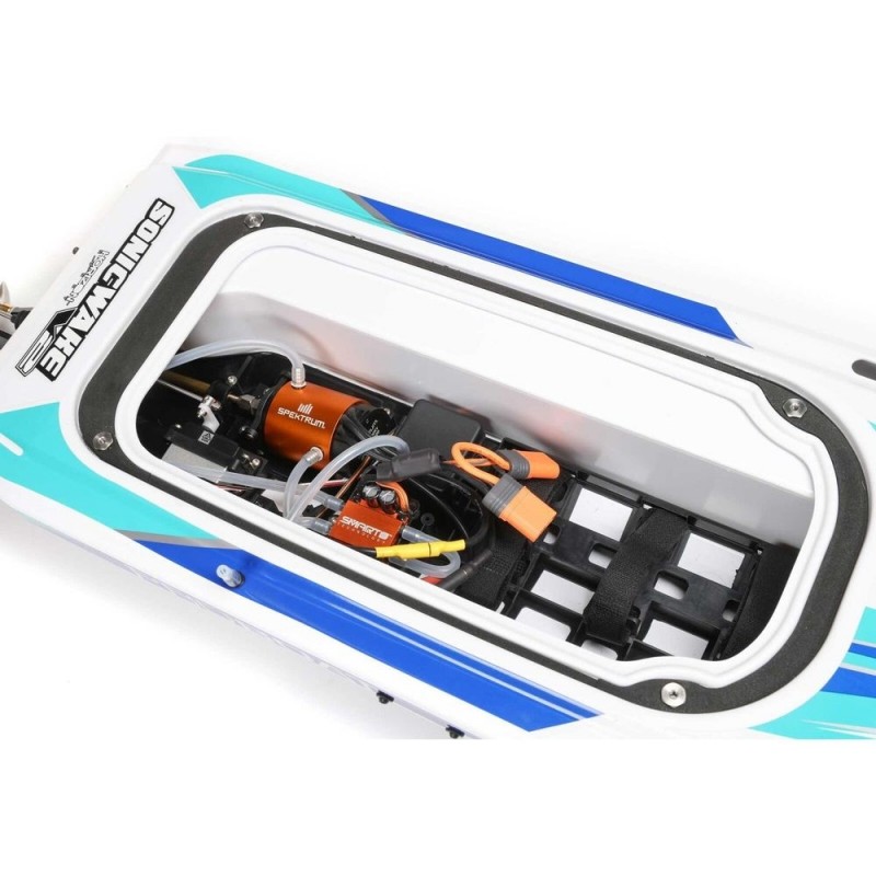 Lanchas RC - Proboat Sonicwake V2 36 BL Azul/Blanco RTR - FLASH RC