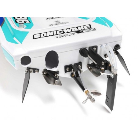 Lanchas RC - Proboat Sonicwake V2 36 BL Azul/Blanco RTR - FLASH RC