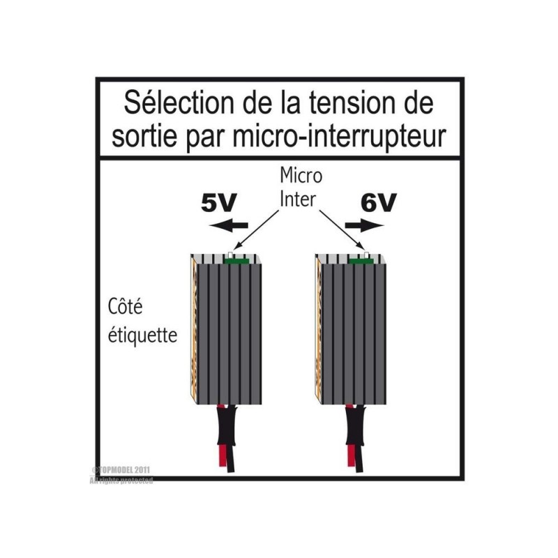 Switch Bec - Switch Bec XPower SVR5 - FLASH RC