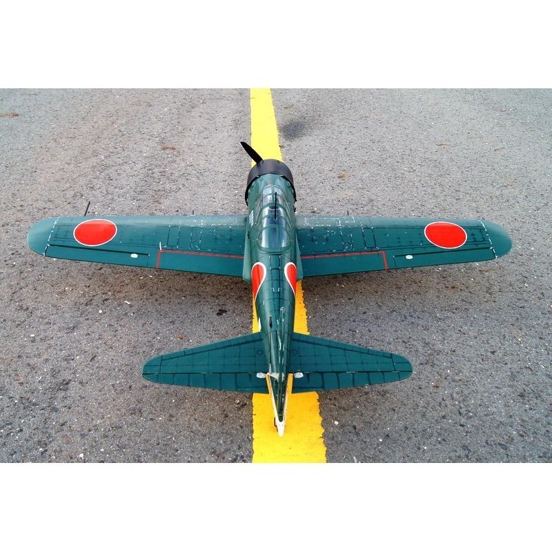 Warbirds RC - VQ Model A6M5 Zero 1.58m Green Aircraft - FLASH RC