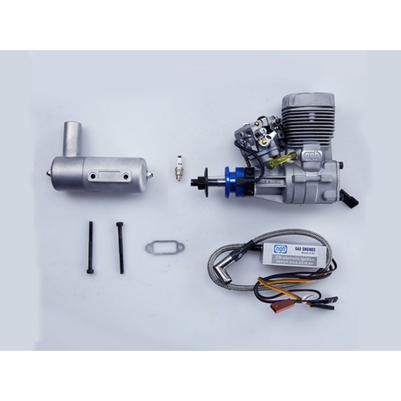 Gasoline engines - 2-stroke gasoline engine GT17-Pro 17cc - NGH - FLASH RC