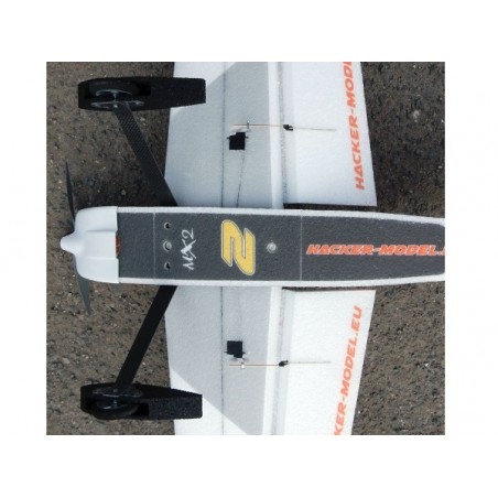 Aeromobile acrobatico RC - Hacker modello MX 2 blu ARF circa 1,20m ...