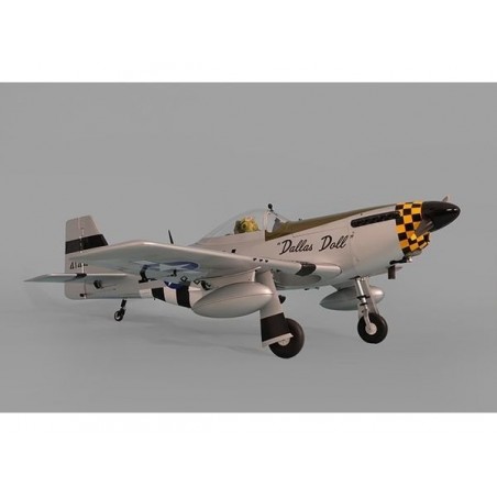Warbirds RC - Phoenix Model P-51 Mustang Grey/Green 50-60cc GP/EP ARF 2 ...