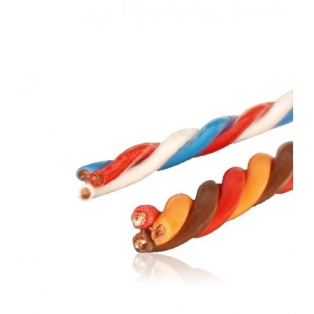 Cables servos - Cable souple silicone 3 brins 0,5mm² torsadé 10m ...