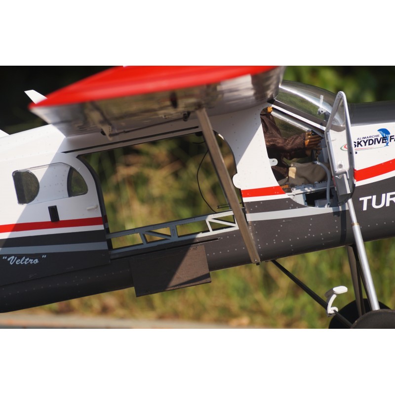 Avion VQ ModelPilatus PC-6 30cc size EP-GP - Turbo Lenza version - FLASH RC