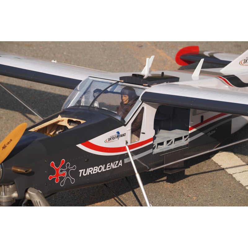 Avion VQ ModelPilatus PC-6 30cc size EP-GP - Turbo Lenza version - FLASH RC