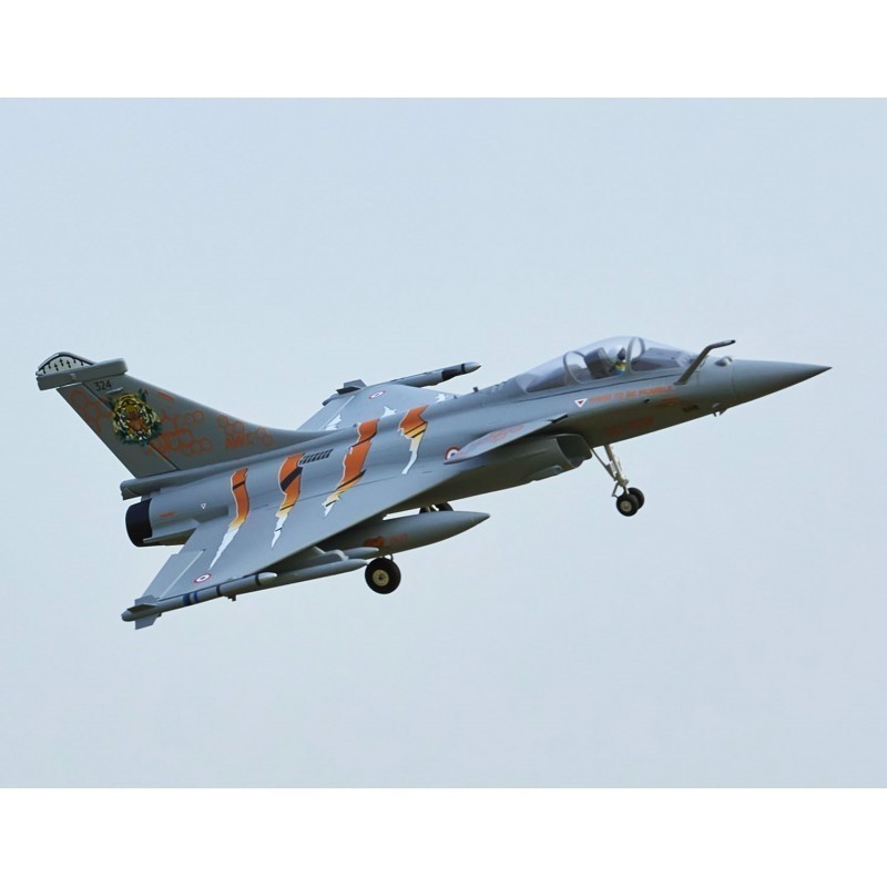 RC-Jets - Jet Dassault Rafale 64mm EDF PNP Kit (Grey/Tiger) + Reflex ...