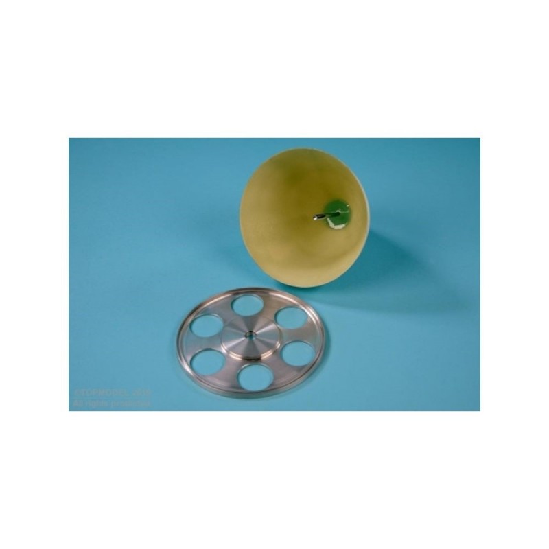 Coni in fibra - Cono ø60mm in fibra con vite centrale TOPMODEL - FLASH RC