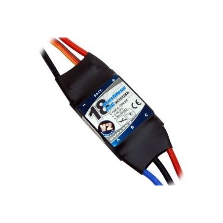 Brushless - Brushless Controller 18A V2 - XC1812BA Dualsky - FLASH RC