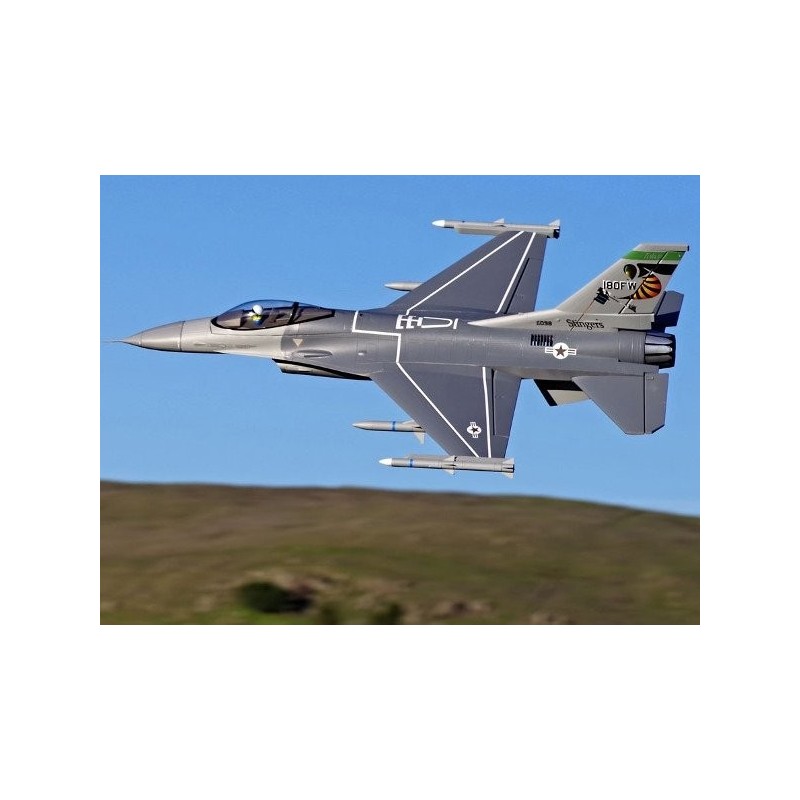 RC Jets - Jet FMS F-16C (v2) 70mm EDF PNP approx.0.875m - FLASH RC