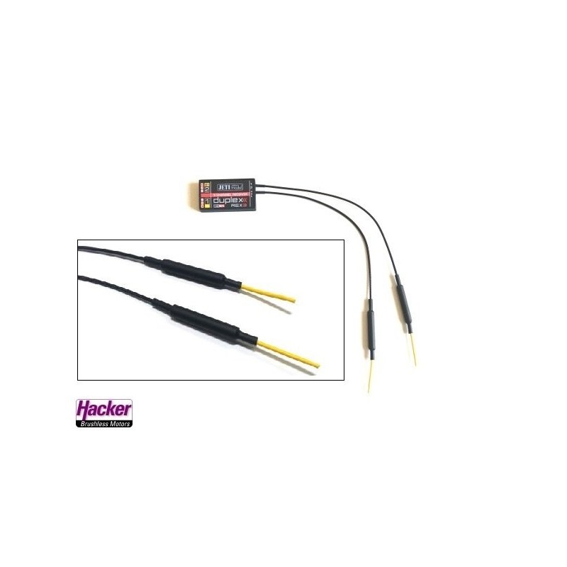JETI - REX 3 A40 Duplex 2.4EX Jeti 3 Channel Receiver - RC FLASH