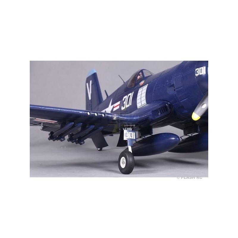 Warbirds RC - FMS F4U corsair plane (blue) giant V3 PNP approx.1.40m ...