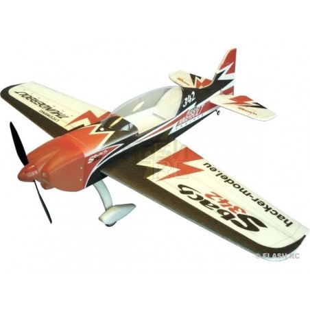 RC Aerobatic Aircraft - Hacker Aircraft model Sbach 342 red ARF approx ...
