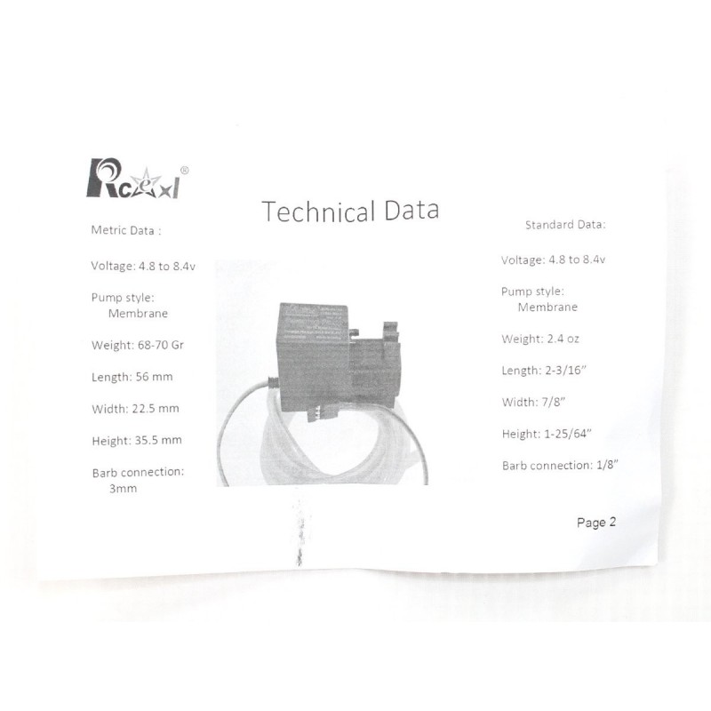 Smoke (pumps, oil, ...) - Mini smoke pump with adjustable flow RCEXL ...
