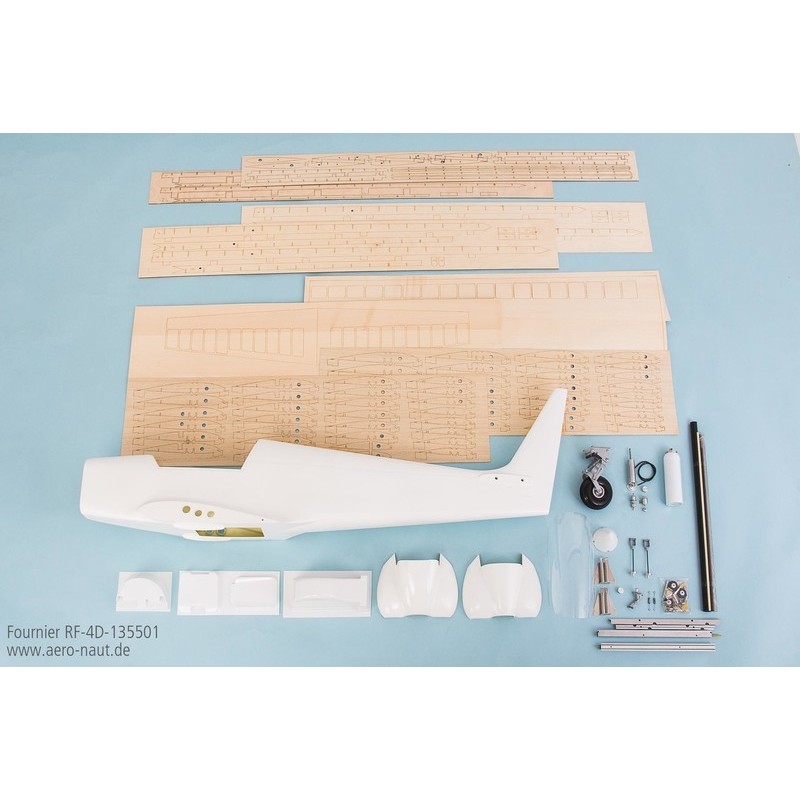Motoveleros RC - Aeronaut RF4 Fournier (Alas para construir y fuselaje ...